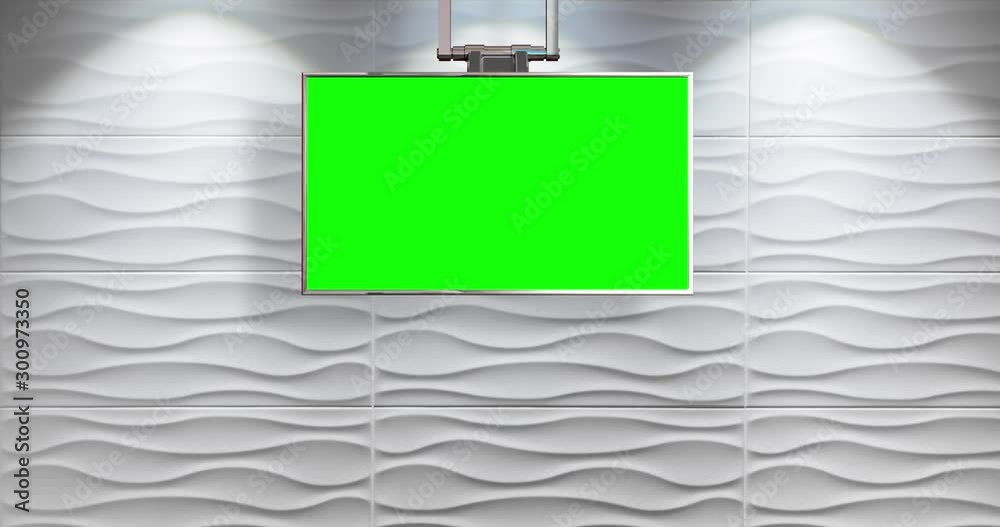 Simple Virtual Studio Presenter Background with Interesting Texture and ...
