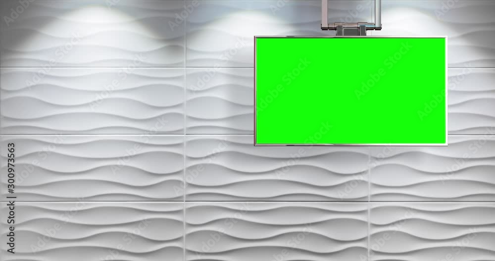 Simple Virtual Studio Presenter Background with Interesting Texture and ...