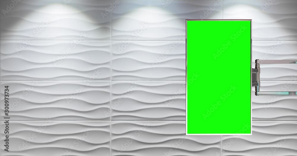 Simple Virtual Studio Presenter Background with Interesting Texture and ...