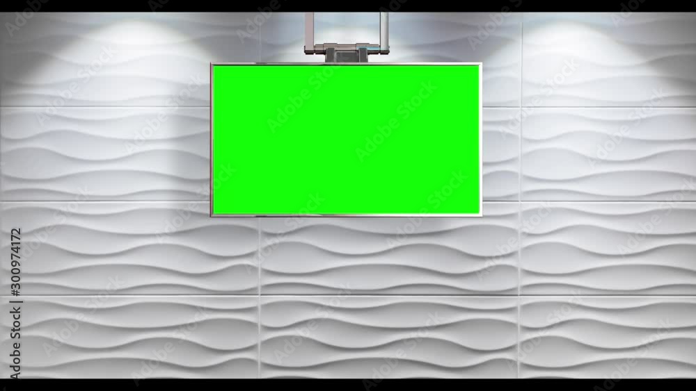 Simple Virtual Studio Presenter Background with Interesting Texture and ...