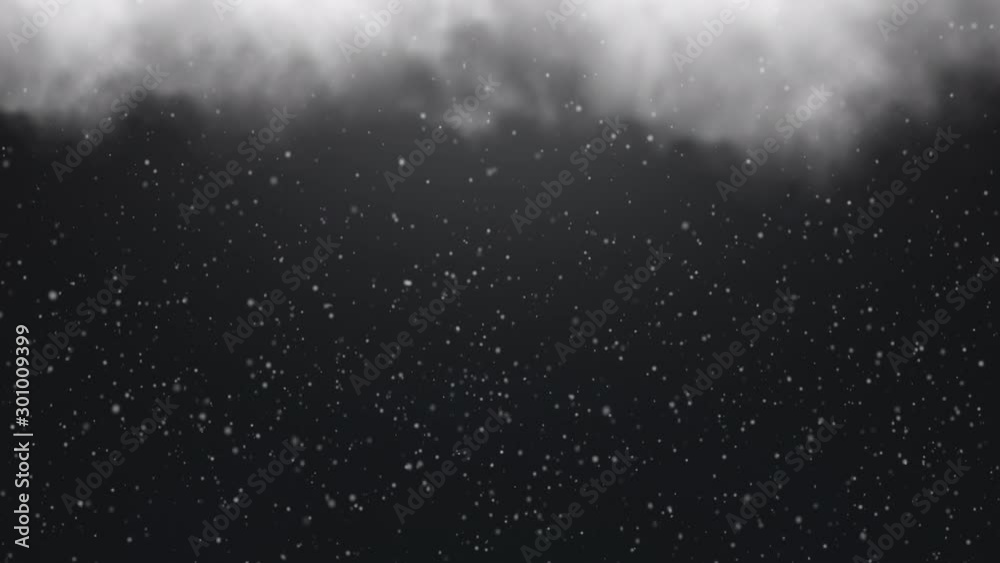snow showers, type of weather conditions, 4K weather background with ...