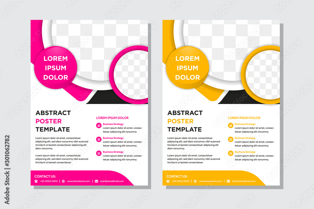 Flyer design. Corporate business report cover, brochure or flyer design ...