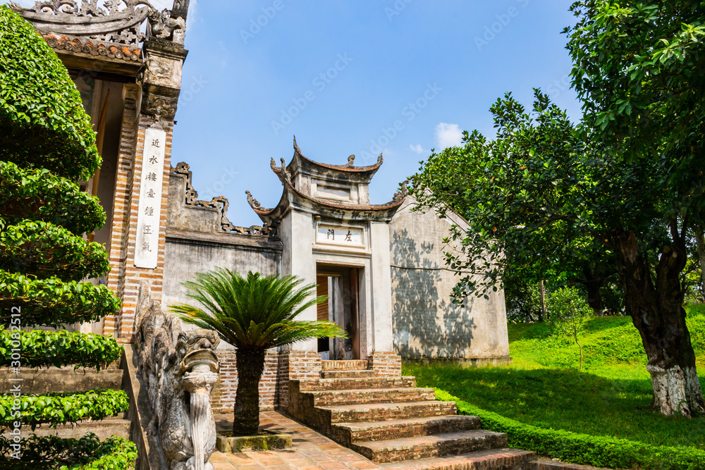 Scenery of Thuong shrine (den Thuong) in ancient Co Loa citadel ...