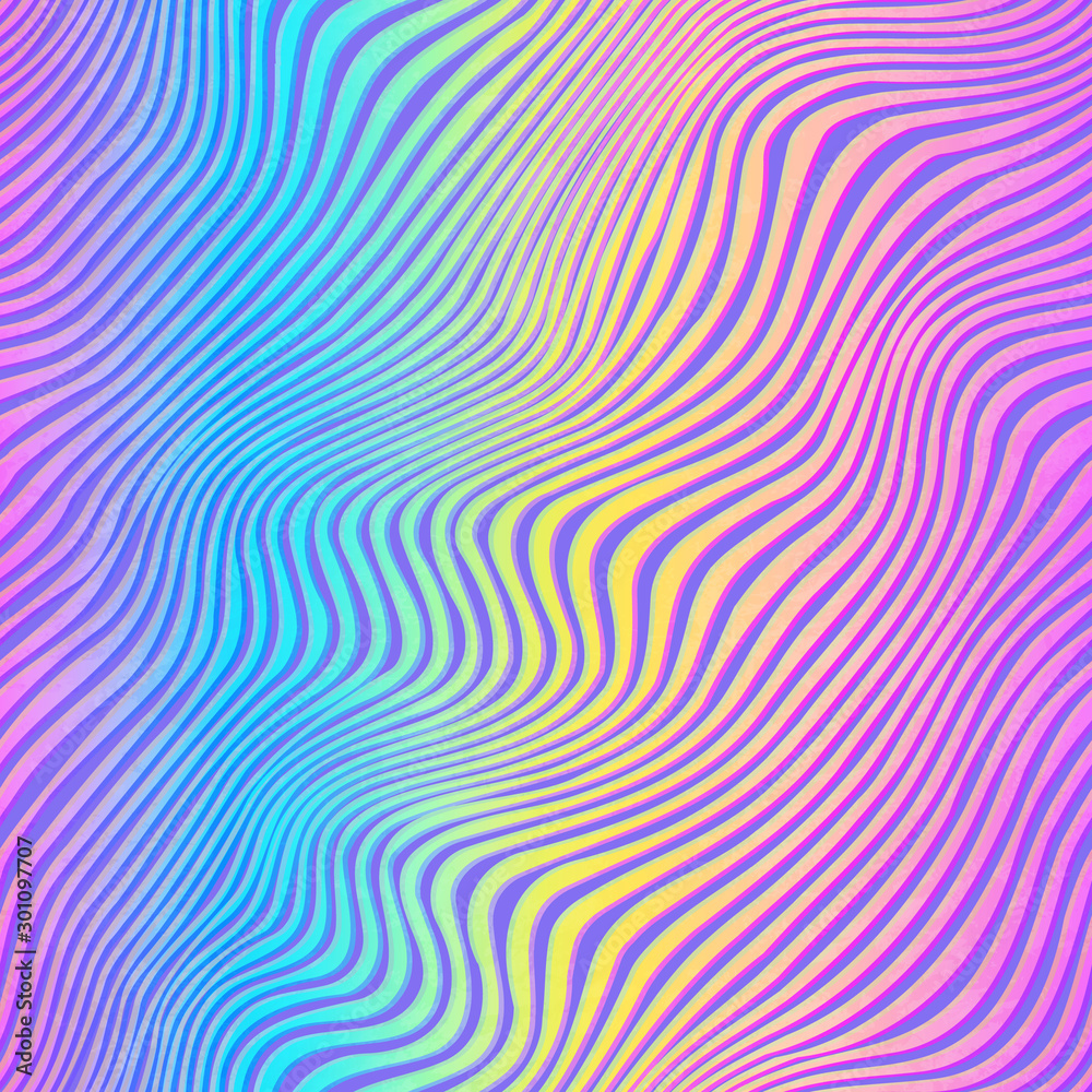 Pastel color curved lines. Seamless pattern Stock Vector | Adobe Stock