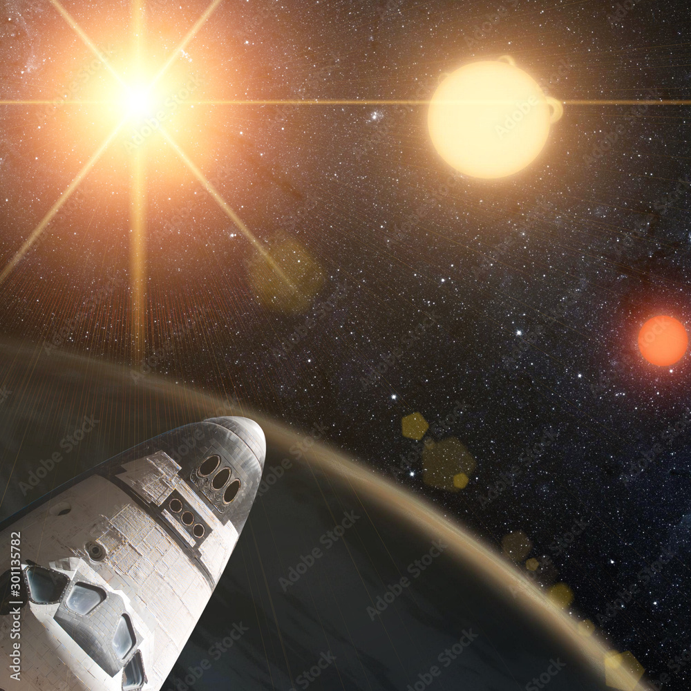 Shuttle Nasa Sunrise