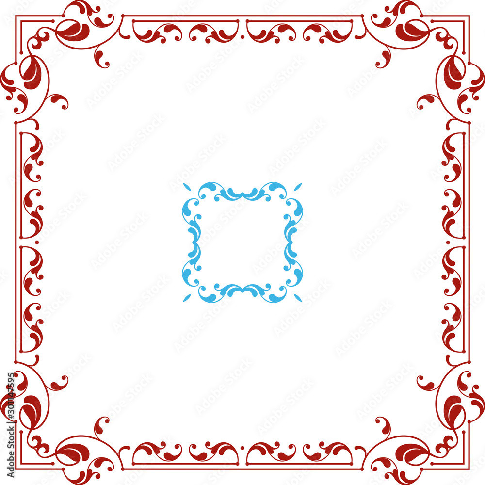 Frame Border Design Stock Vector | Adobe Stock