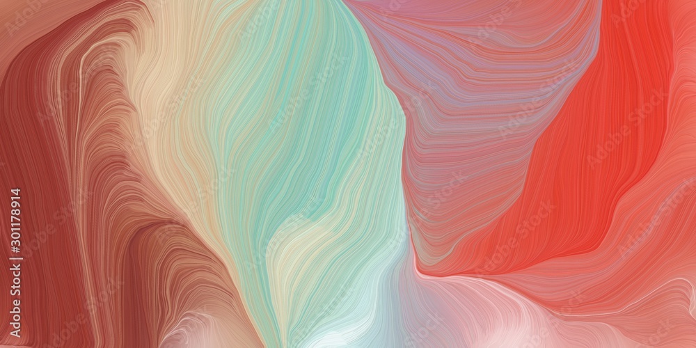 curved lines background or backdrop with moderate red, indian red and ...