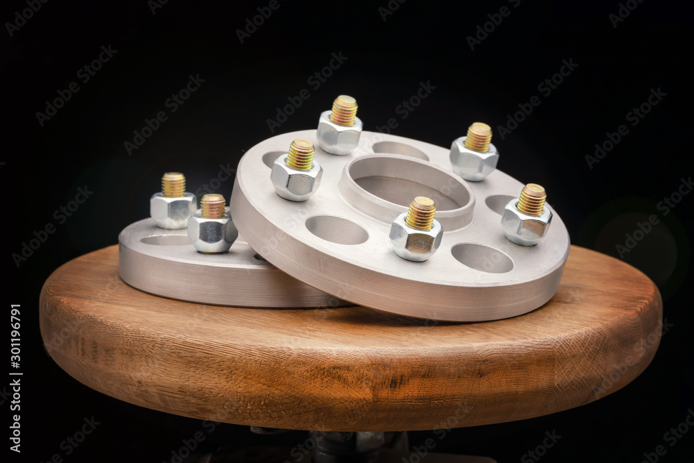 hub spacer adapters wheels, forged aluminum, durable alloy, to reduce ...