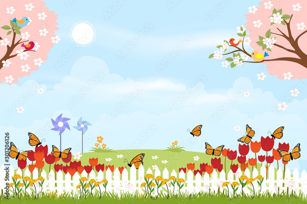 Spring Seasons Clipart