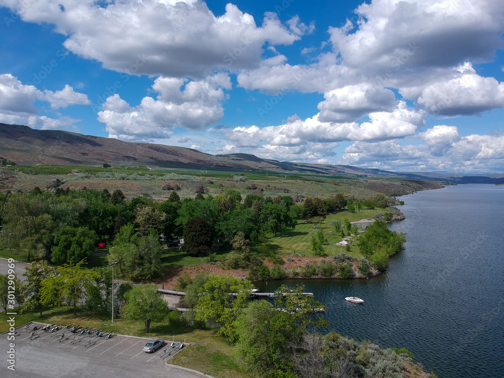 Terrific aerial pictures of magnificent Bridgeport State Park the ...