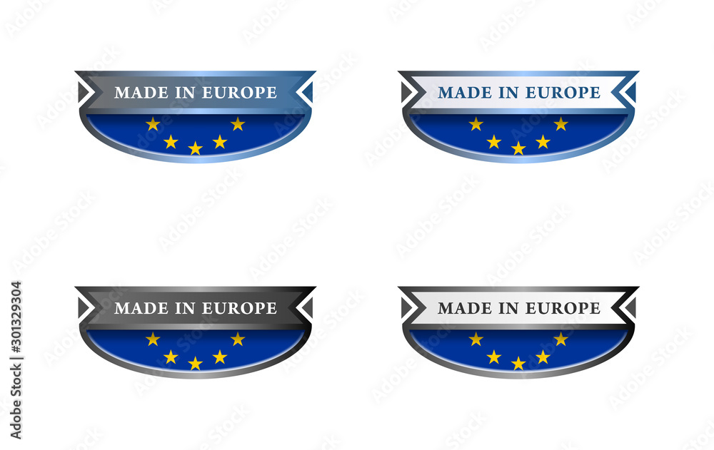 Logo "Made in Europe" Stock Illustration | Adobe Stock