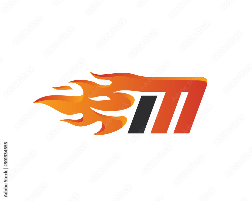 initial M flame letter logo design vector, fire logo lettering design ...