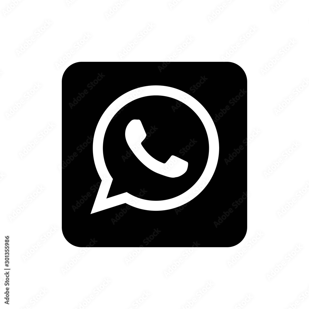 WhatsApp vector icon illustration Stock Vector | Adobe Stock