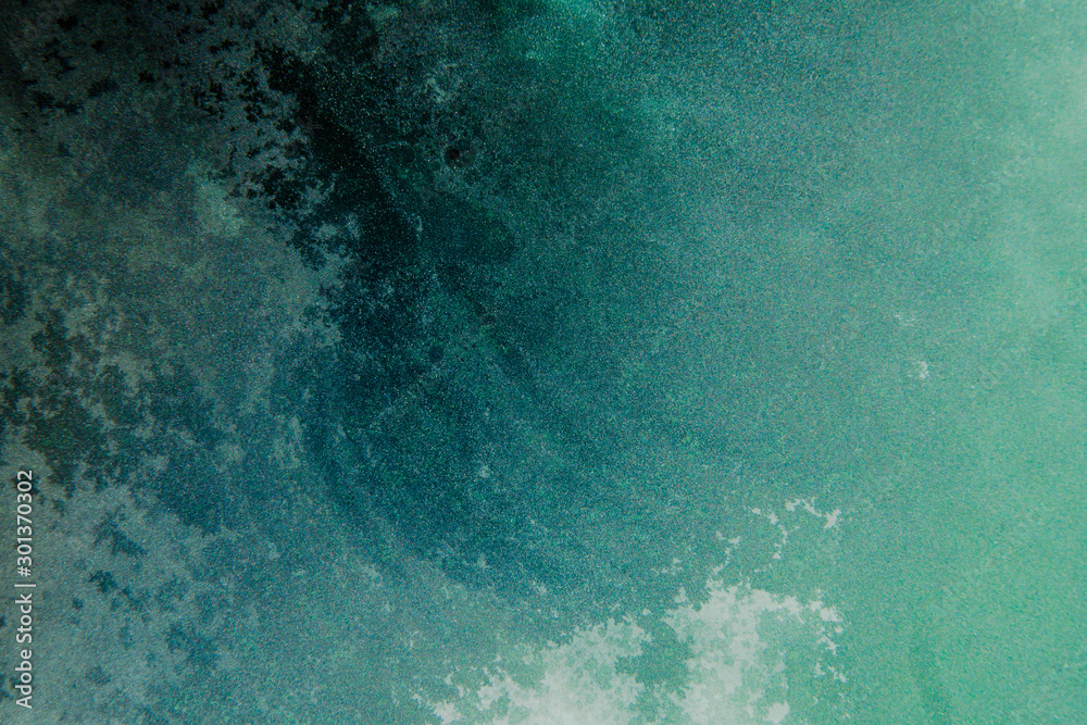 azure blue abstract watercolor background, ocean abstract teal blue ...