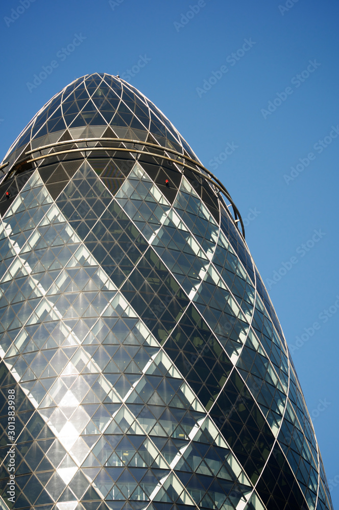 LONDON - JUNE 23, 2011: The 30 St Mary Axe building, also known as the ...