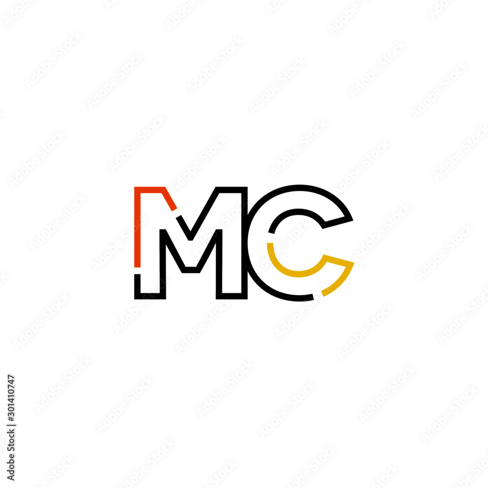 Letter MC logo icon design template elements Stock Vector | Adobe Stock