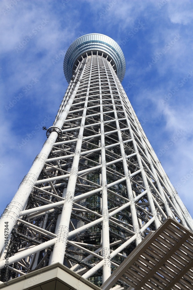 TOKYO, JAPAN - NOVEMBER 30, 2016: Tokyo Skytree Tower in Japan. The ...