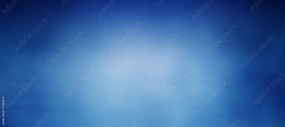 Old blue background with distressed streaks of vintage texture and dark ...