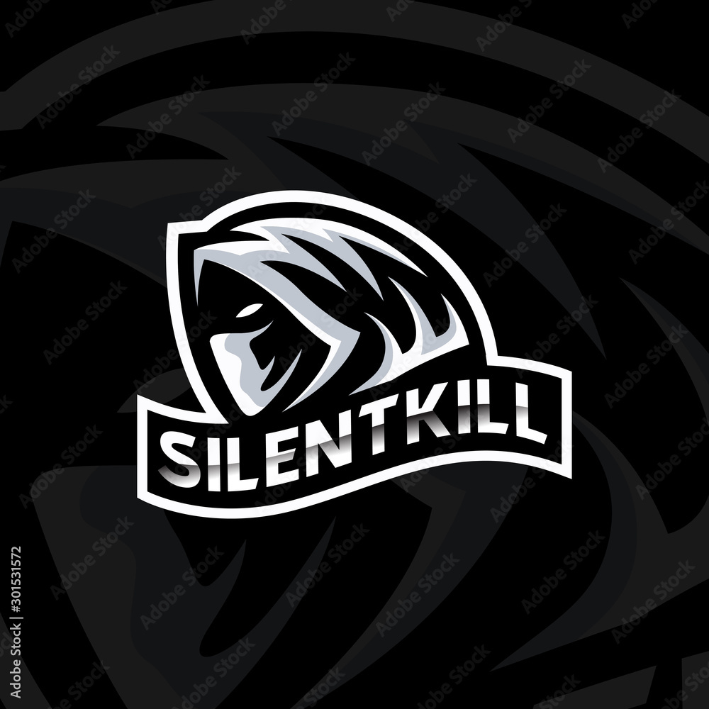 Ninja team mascot for esports and badge team logo vector Stock Vector ...