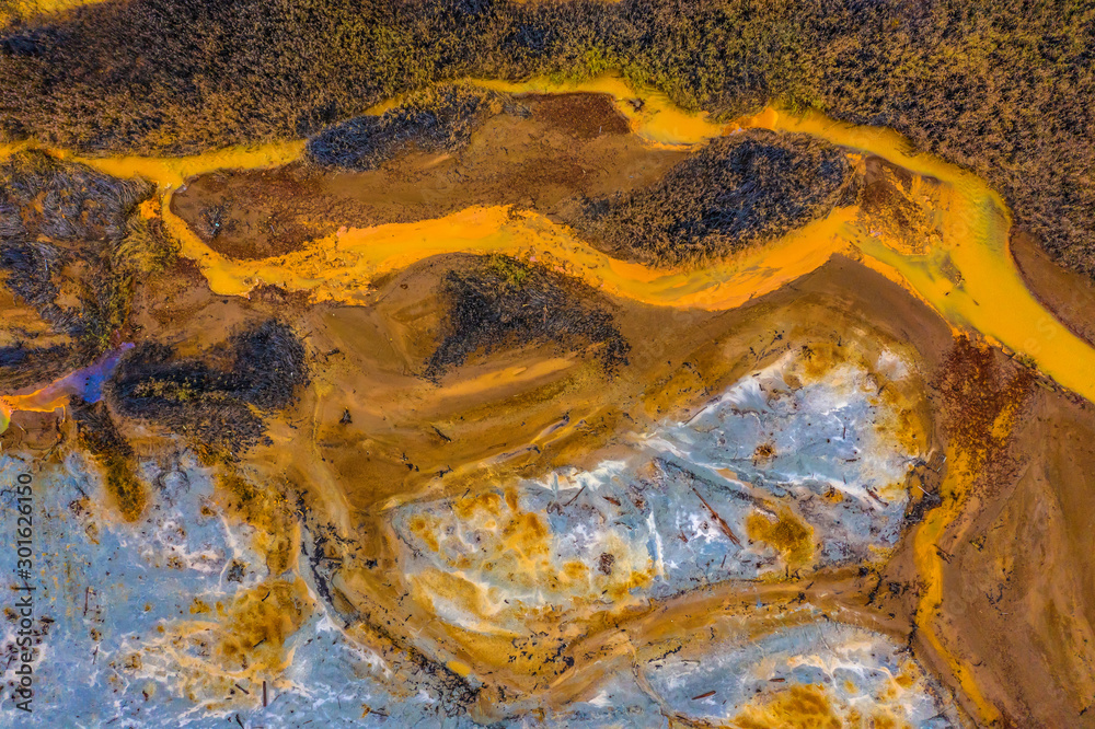 toxic waste on grounds of the yellow water nature pollution is an ...