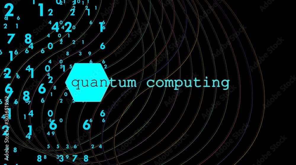 Illustration is referring to new technologies and technological ...