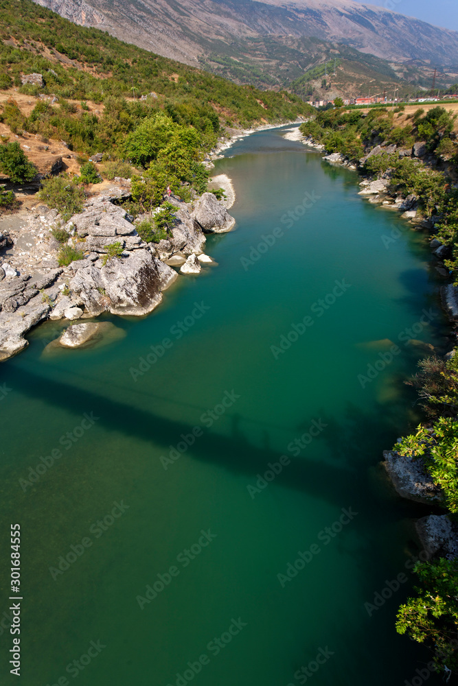 Vjosa River in Albania Stock Photo | Adobe Stock