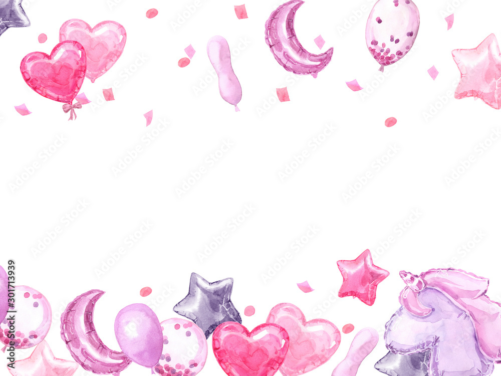 Pink Baby Border Design