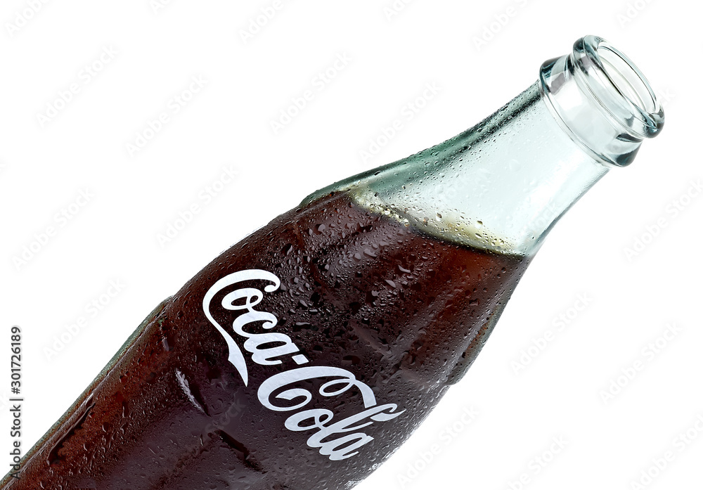 Los Angeles, California - May 17, 2019: Classic Coca Cola In Bottle ...