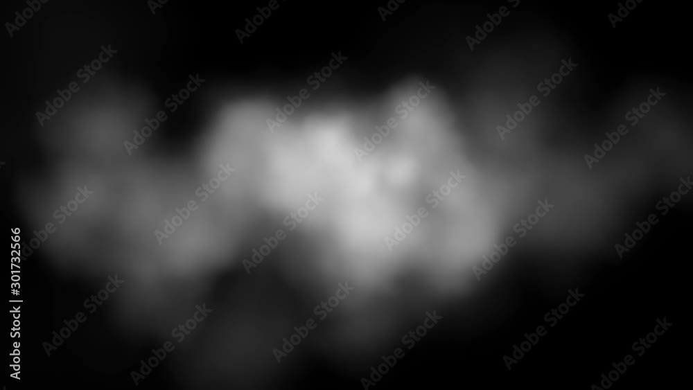 Atmospheric smoke or dry ice element. Haze background animation. Smoke ...