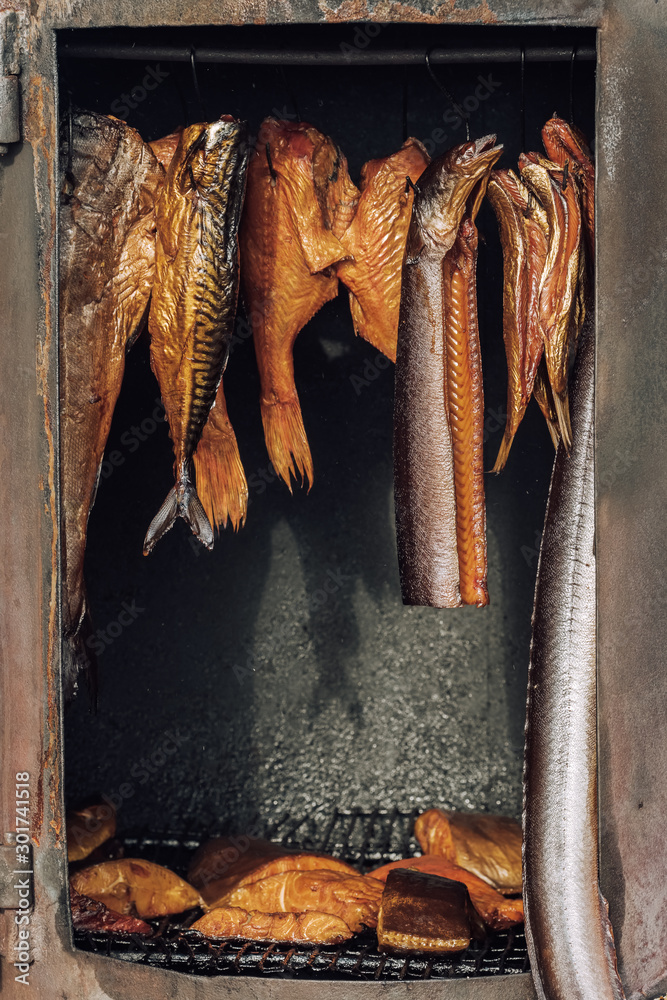 Smoked fish in traditional polish cuisine Stock Photo | Adobe Stock