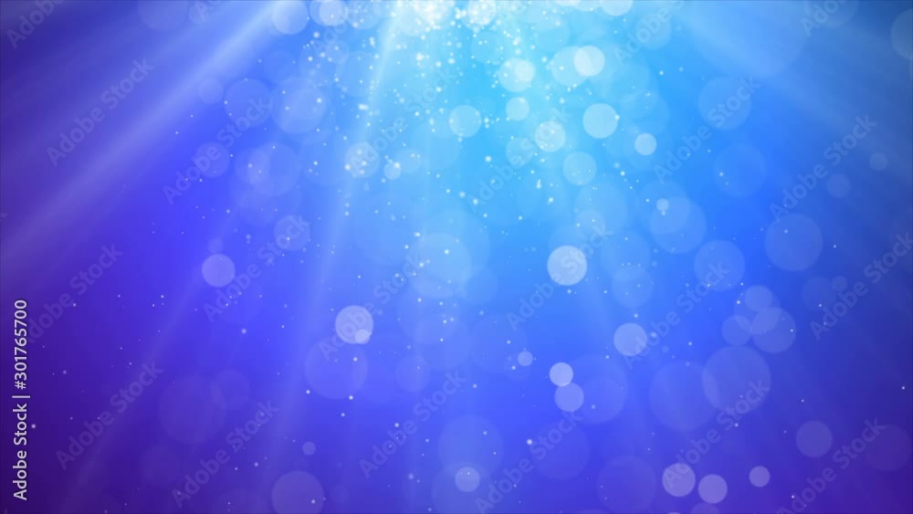 blue background falling particles dust Stock Video | Adobe Stock