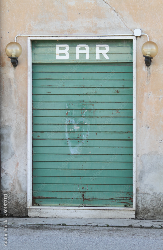 blurred background of bar and dark brown desk space of retro wood Stock ...