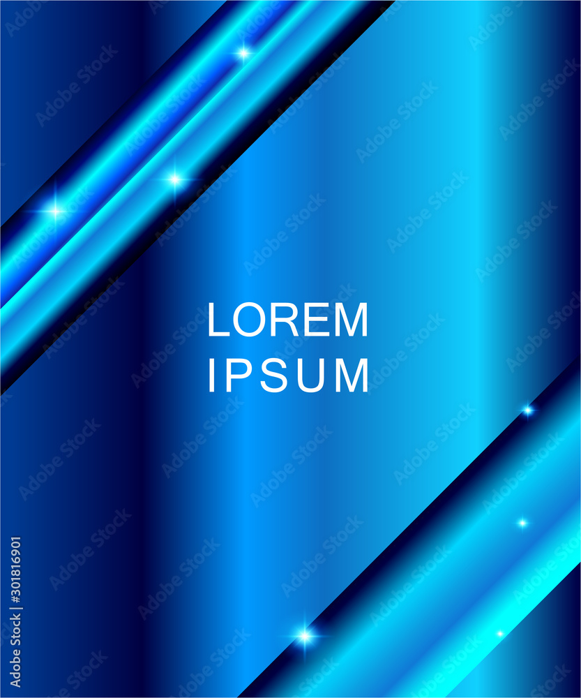 Shiny Blue Screensaver