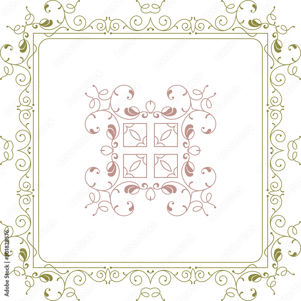 Frame Border Design Stock Vector | Adobe Stock
