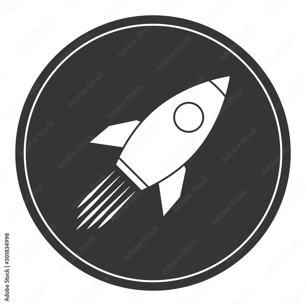 Vector Rocket icon. Stock Vector | Adobe Stock
