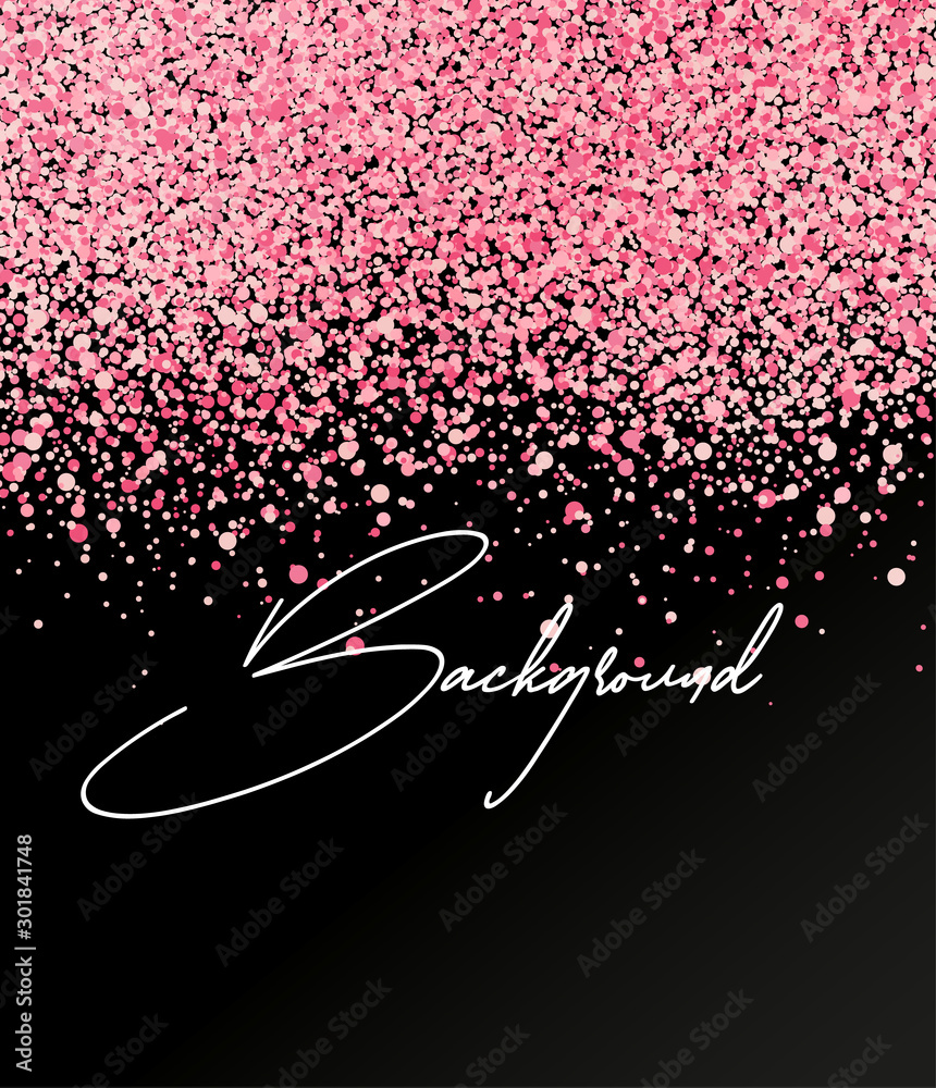 Vector illustration of abstract pink romantic background. Background ...