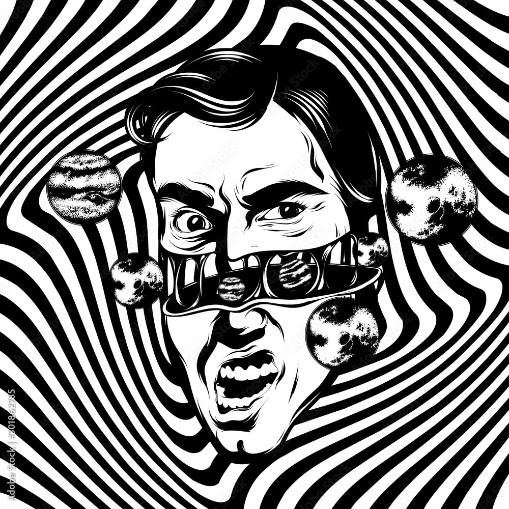 Screaming Man Vector