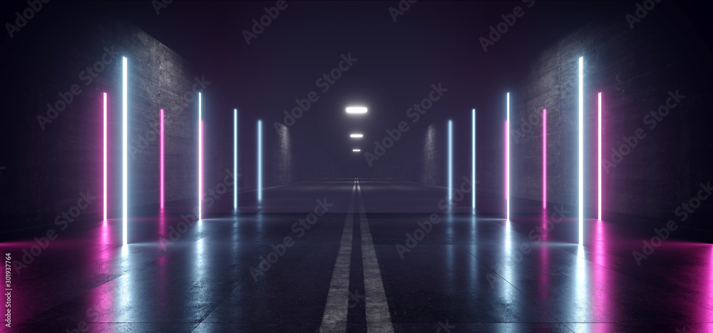 Neon Glowing Sci Fi Futuristic Retro Modern Asphalt Grunge Cement ... Neon Glowing Sci Fi Futuristic Retro Modern Asphalt Grunge Cement ...