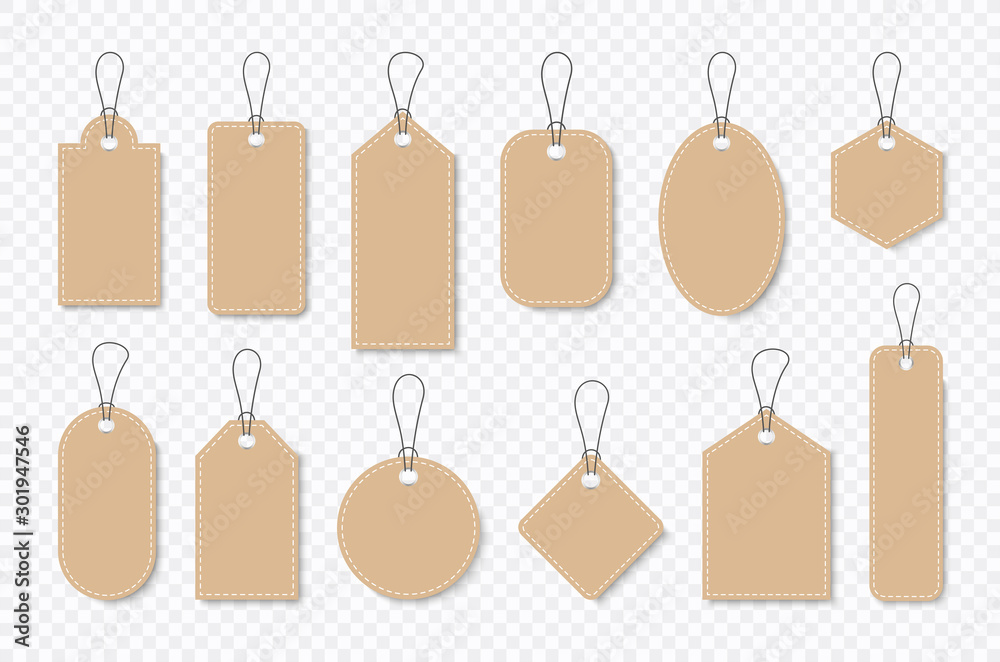 Vintage Blank Tags