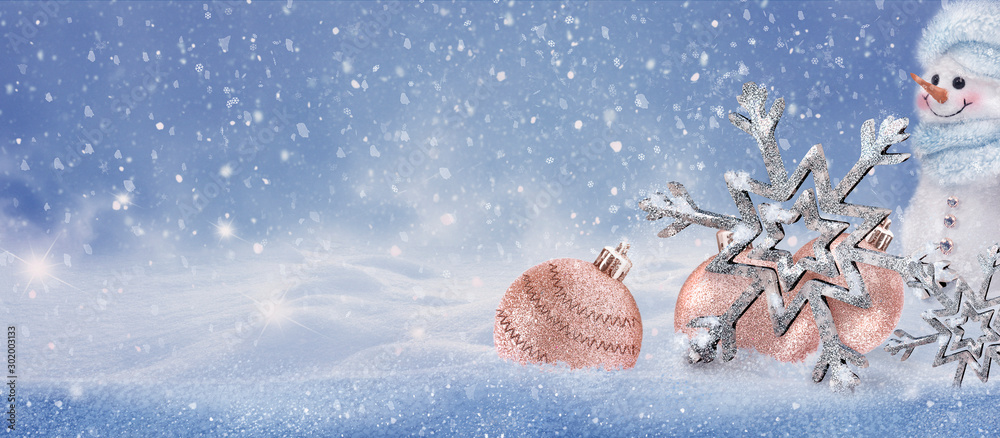 Snowman Facebook Cover