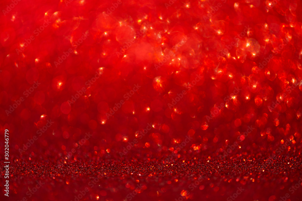 Red christmas glitter background Stock Photo | Adobe Stock