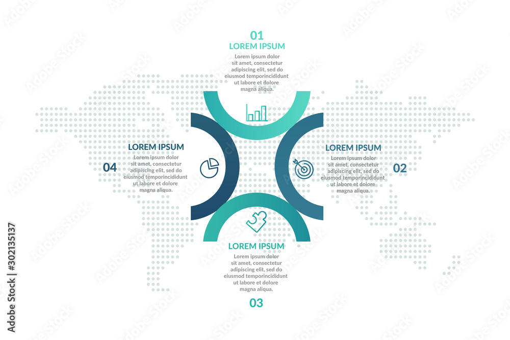 step or process infographic template design . infographic concept for ...
