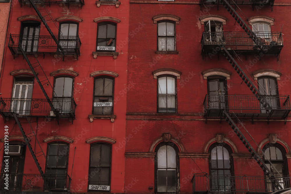 old red brick building. New York, America Stock Photo | Adobe Stock