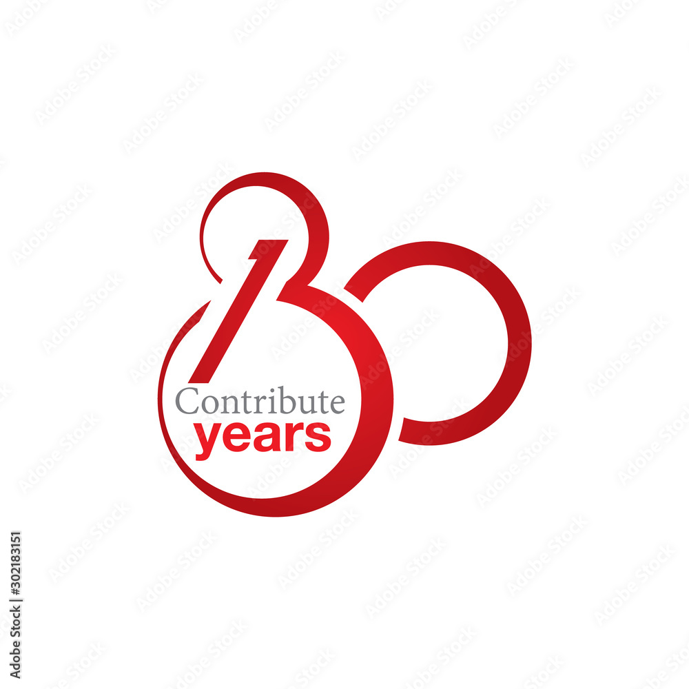 180 years Logo vector template eps for your company, industry purpose ...