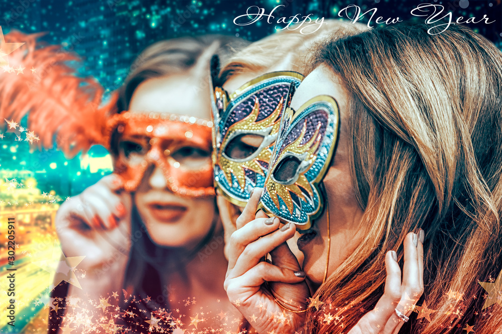 Happy Masquerade Masks