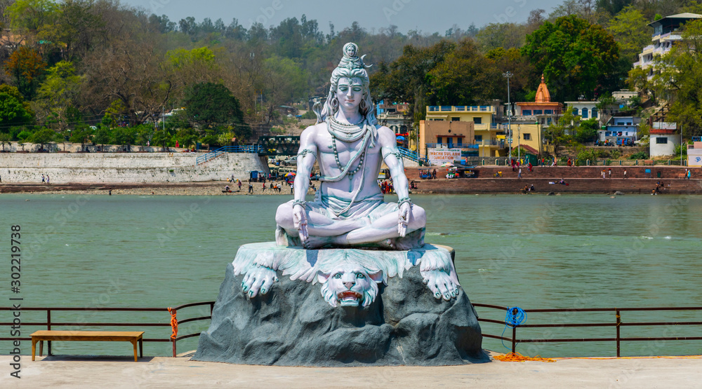 Lord Shiva Statue Ganges