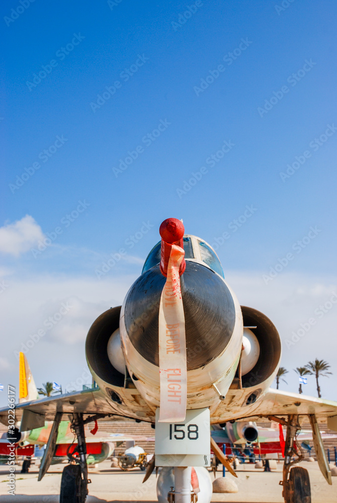 Dassault Mirage III C displayed at the Israeli Air Force Museum Stock ...