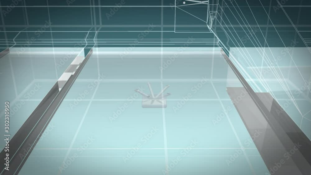 Video „3D animation of a 3D printer making a figure through different ...