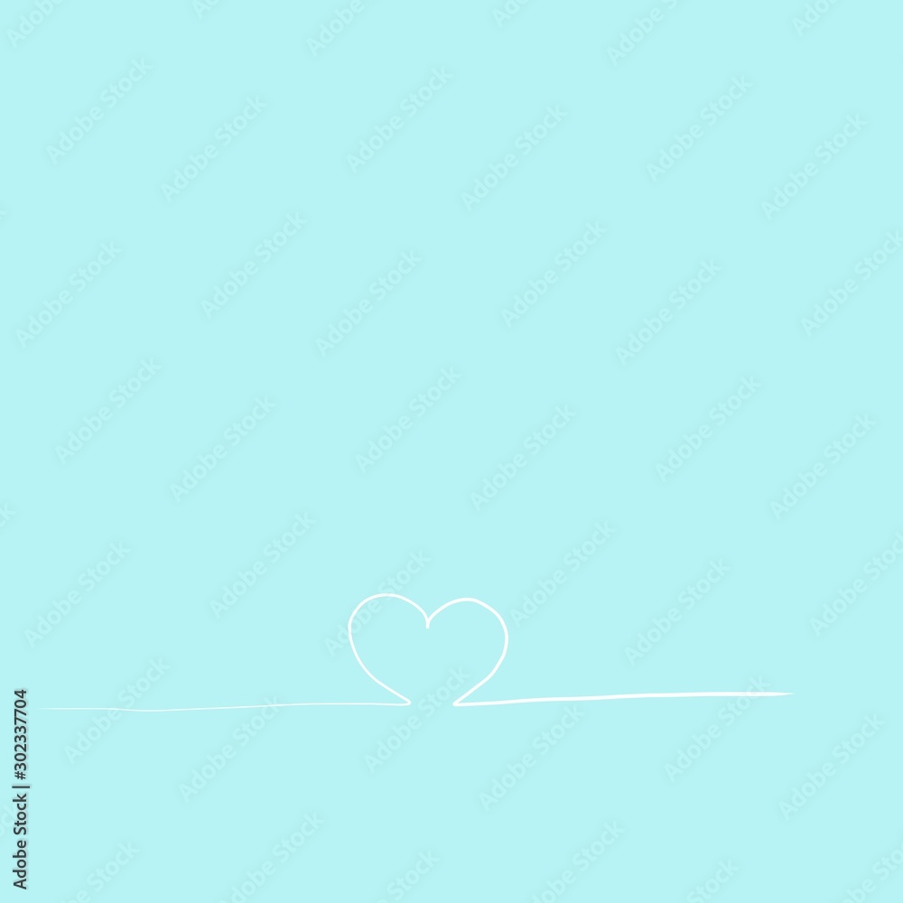 Baby Blue Wallpaper Heart