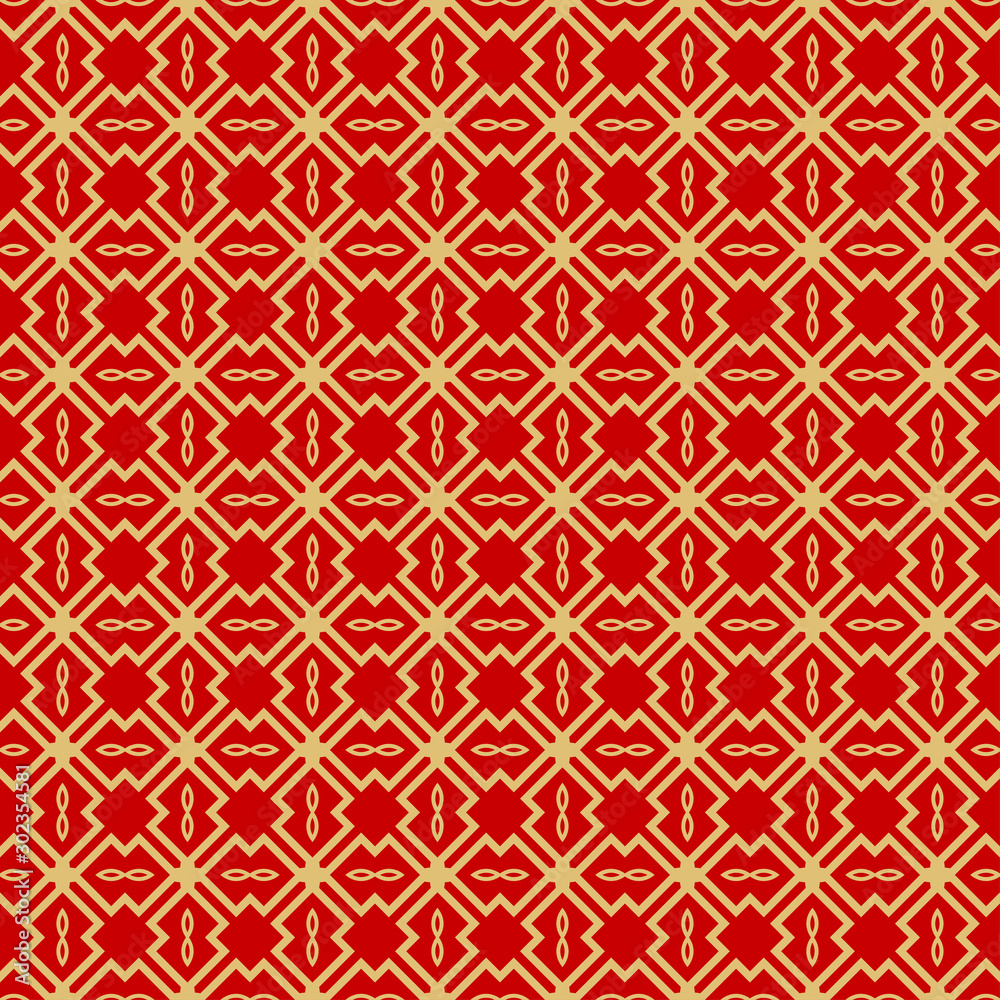 Modern Stylish Geometry Seamless Pattern Art Deco Background. Luxury ...
